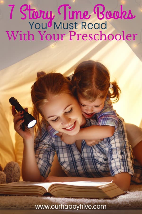 Story Time Books Pin - Our Happy Hive