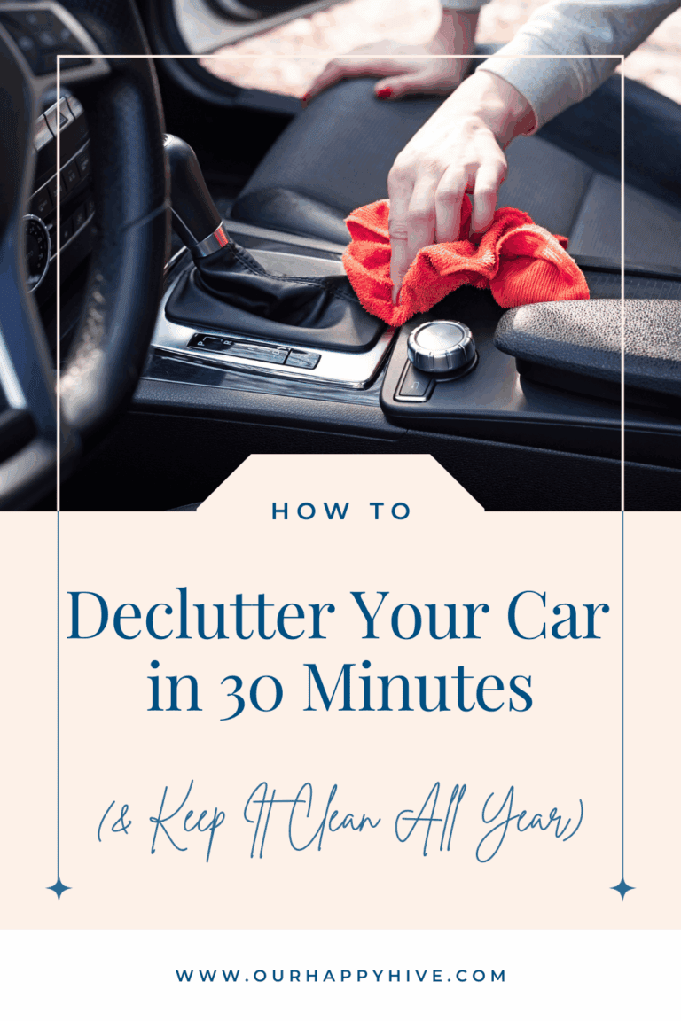 Declutter Your Car in 30 Minutes (Keep It Clean All Year)