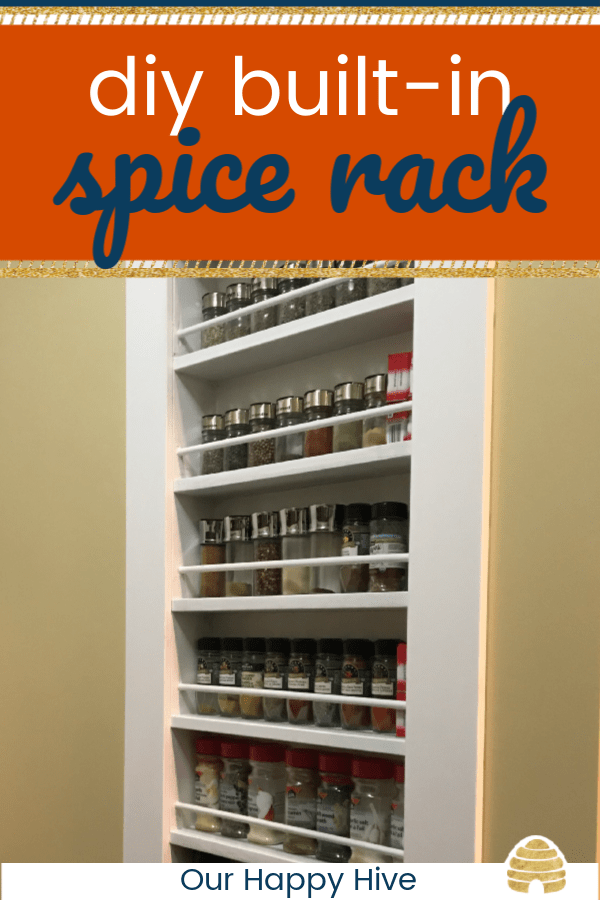 Spice Things Up With a - DIY Built-In Spice Rack